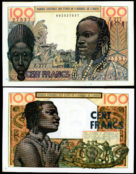 West African Cfa Franc Banknotes